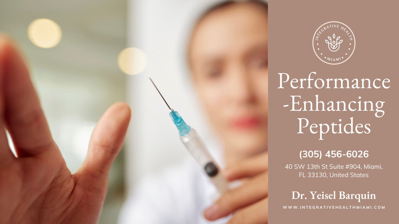 Performance-Enhancing Peptides | Integrative Health Miami